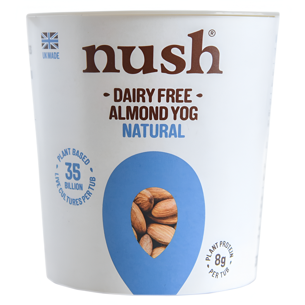 Nush Vegan Almond Yoghurt - LARGE Natural 350g | CN Foods