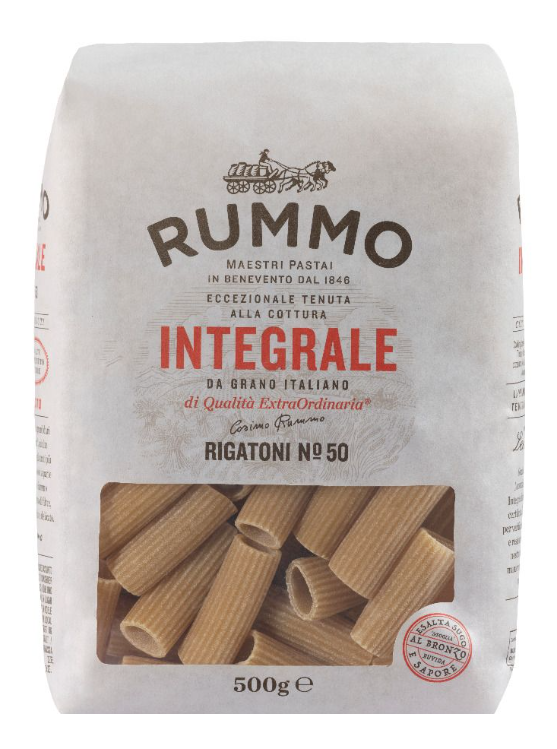 Rummo Pasta - Rigatoni Wholewheat N50 X 16 X 500g | CN Foods