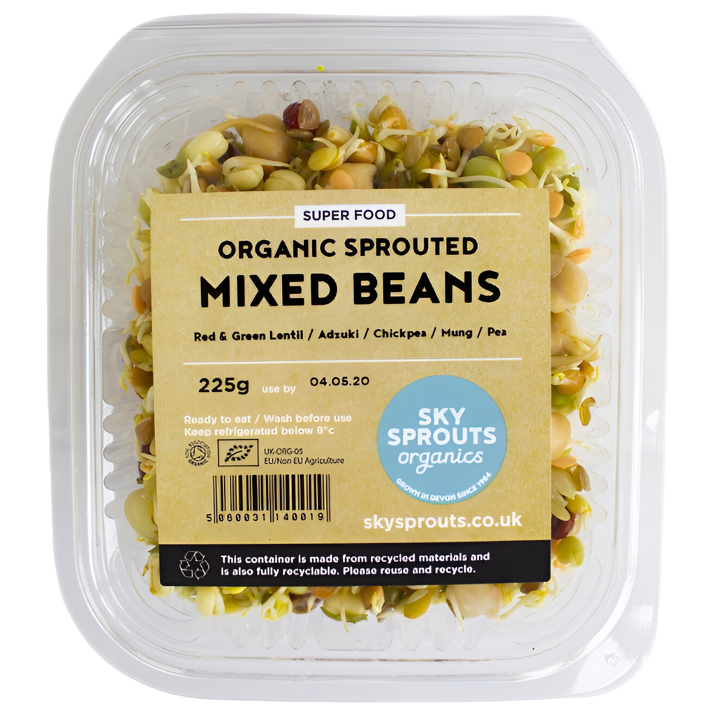 SkySprouts Organic Sprouts - Mixed Beans 225g | CN Foods